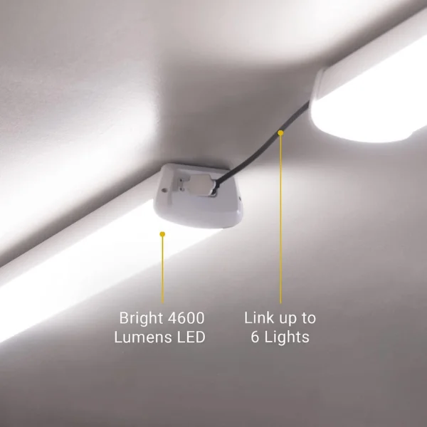 KODA Motion Sensor LED Shop Light - 2 Pack 46" with Remote Control ...