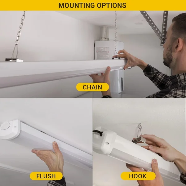 KODA Motion Sensor LED Shop Light - 2 Pack 46" With Remote Control ...