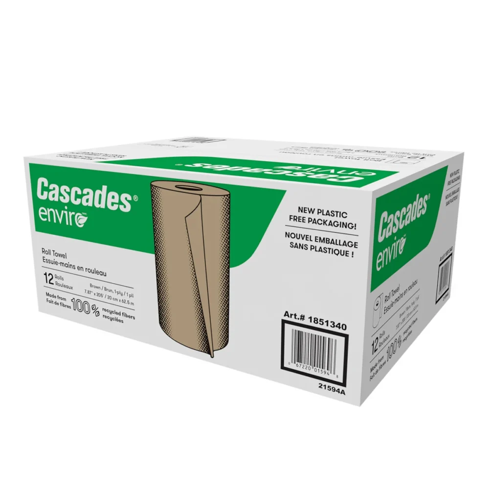 Cascades Enviro Hand Paper Towel Roll, 12-pack - XIIBNIB Corporation